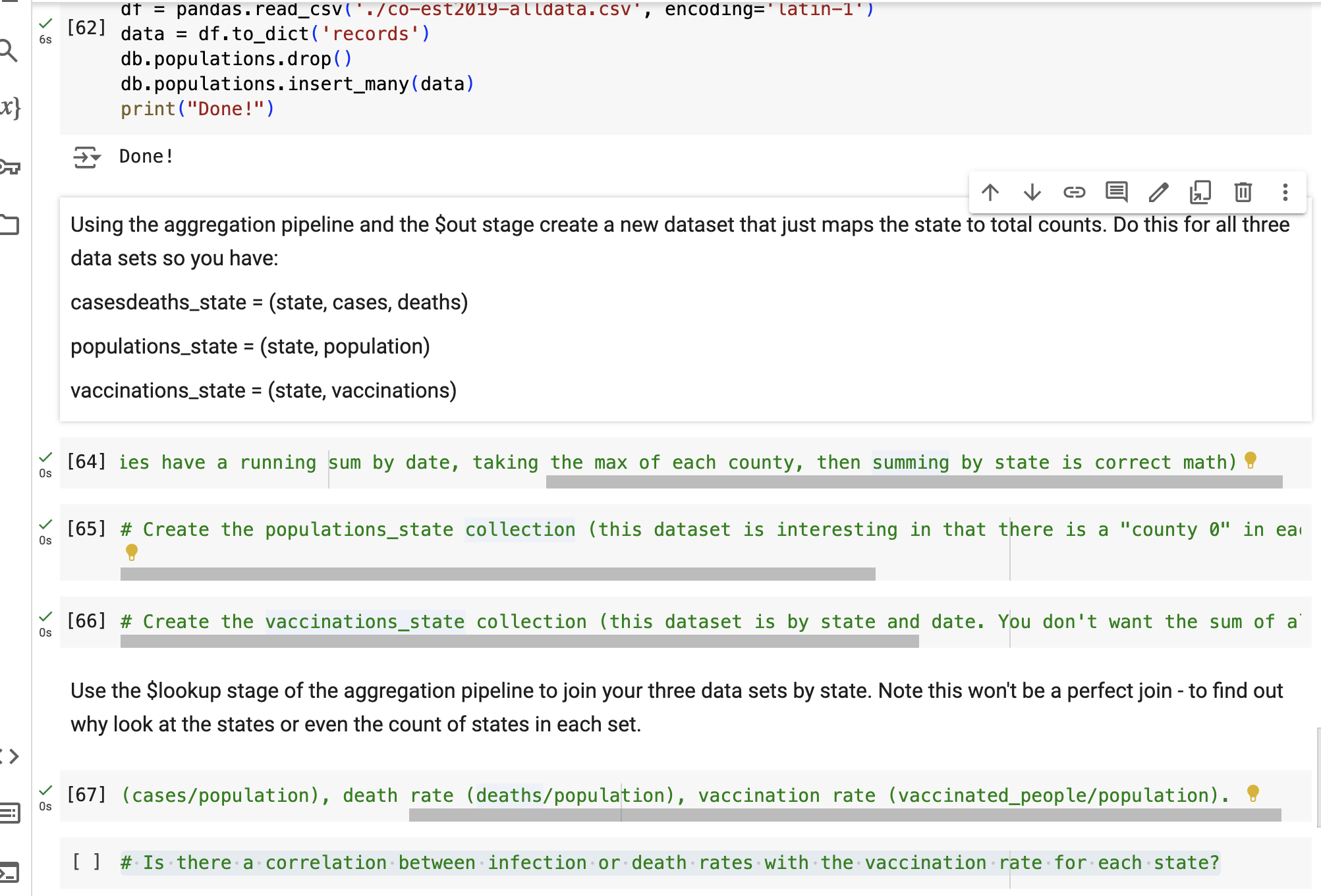 ```dt = ﻿pandas.read_csv('./co-est2019-alldata.csv', | Chegg.com