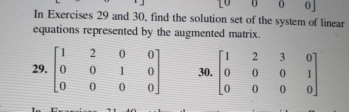 Solved LU U U U In Exercises 29 and 30, find the solution | Chegg.com