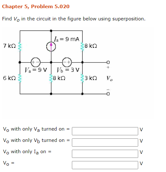 Solved Chapter 5, Problem 5.010 (Circuit Solution) In the | Chegg.com