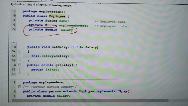 Solved ments Assignment 7.1 Design a class named Employee. | Chegg.com