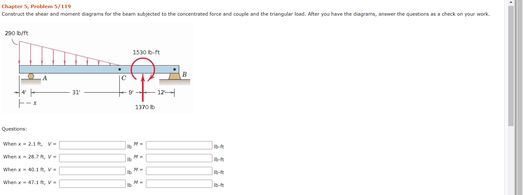 Solved It also asks for Vmax and Mmax in terms of magnitude. | Chegg.com