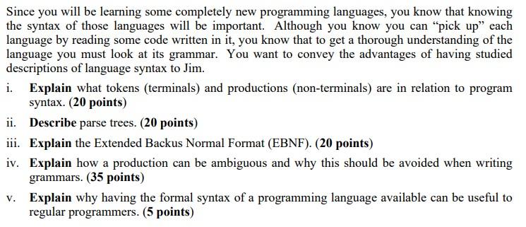 Solved Since you will be learning some completely new | Chegg.com