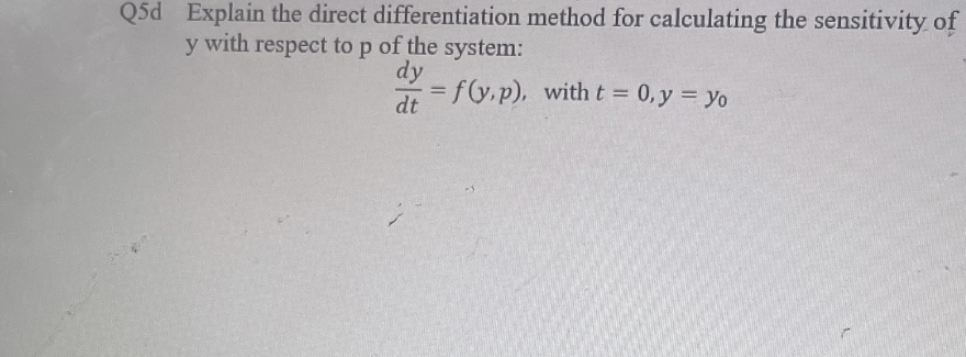 Solved 15d Explain the direct differentiation method for | Chegg.com