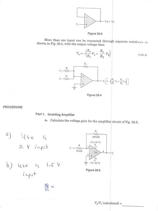 Solved -VI- Figure 28-3 More than one input can be connected | Chegg.com