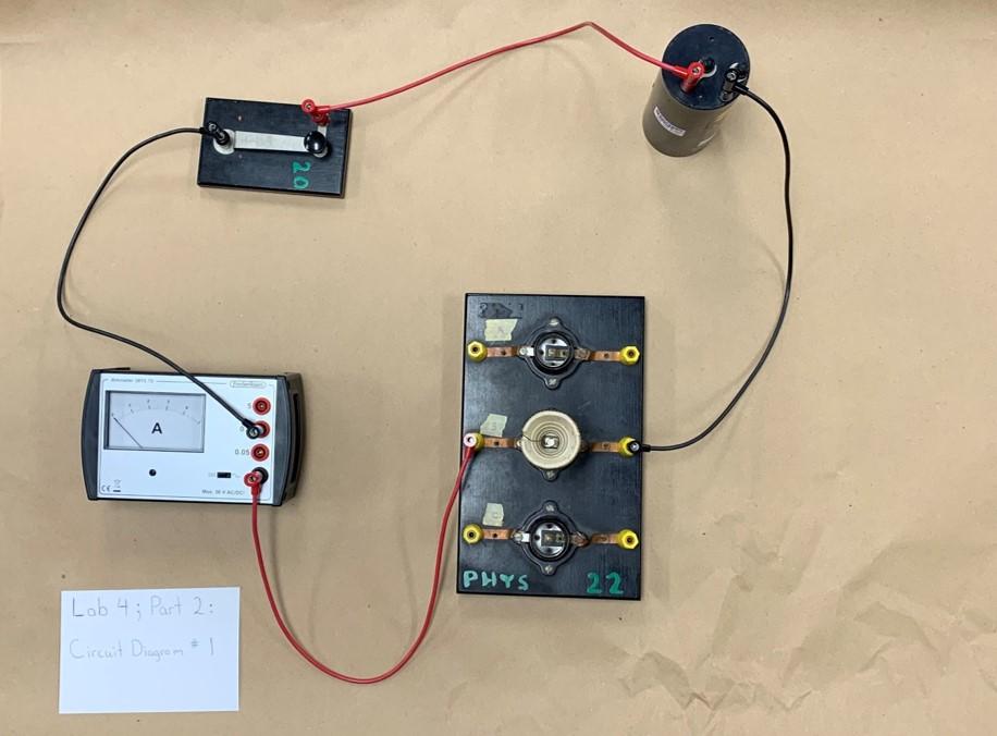 Solved 20 O A 005 PHYS 22 Lob 4; Part 2: Circuit Diagram | Chegg.com