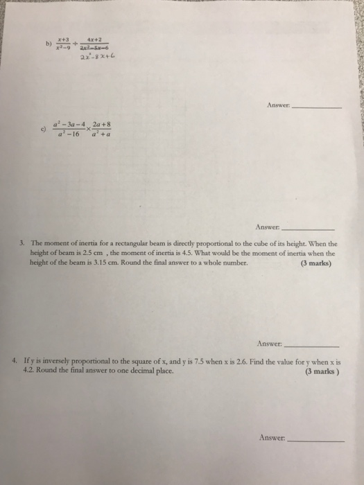 Solved 2. Simplify the following. (3 marks each) 3x2-12 2x+2 | Chegg.com