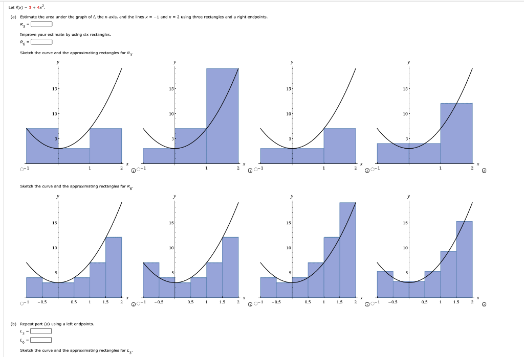 Solved (c) Repeat part (e) using a midpoints. M3 - M- Sketch | Chegg.com