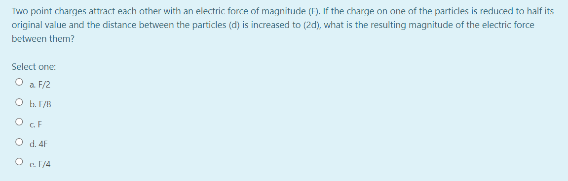 Solved Two point charges attract each other with an electric | Chegg.com