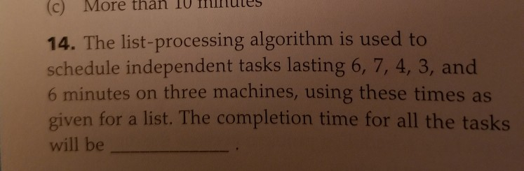 Solved 10) More than 10 r ules 14. The list-processing | Chegg.com
