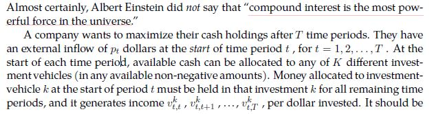 Formulate The Problem As A Linear Optimization Model 0633