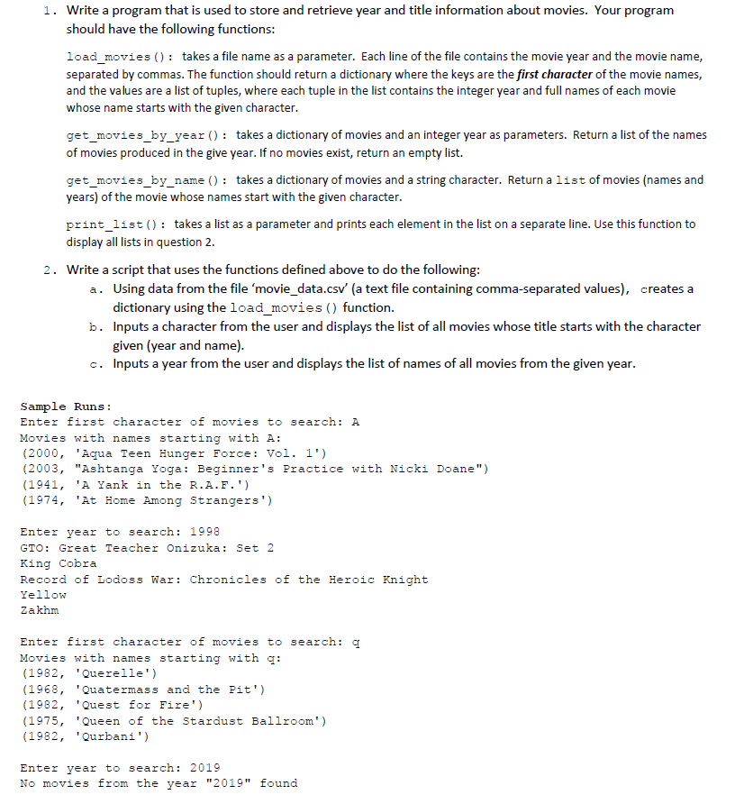 Solved : 1. Write a program that is used to store and | Chegg.com