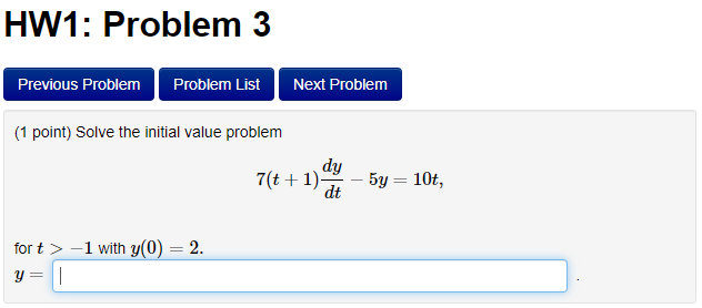 Solved HW1: Problem 3 Previous Problem Problem List Next | Chegg.com Solved HW1: Problem 3 Previous Problem Problem List Next | Chegg.com
