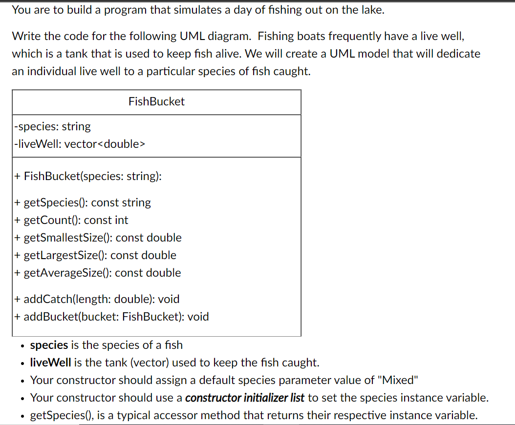 Solved You are to build a program that simulates a day of | Chegg.com