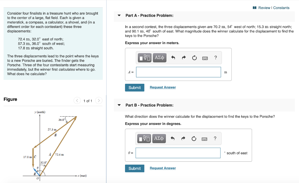 Solved Review | Constants Part A - Practice Problem: | Chegg.com