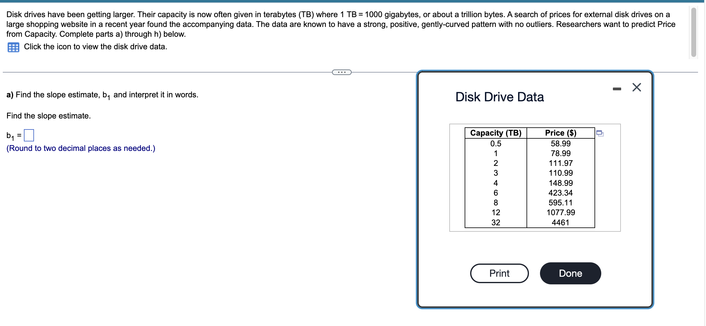 Solved Disk drives have been getting larger. Their capacity | Chegg.com