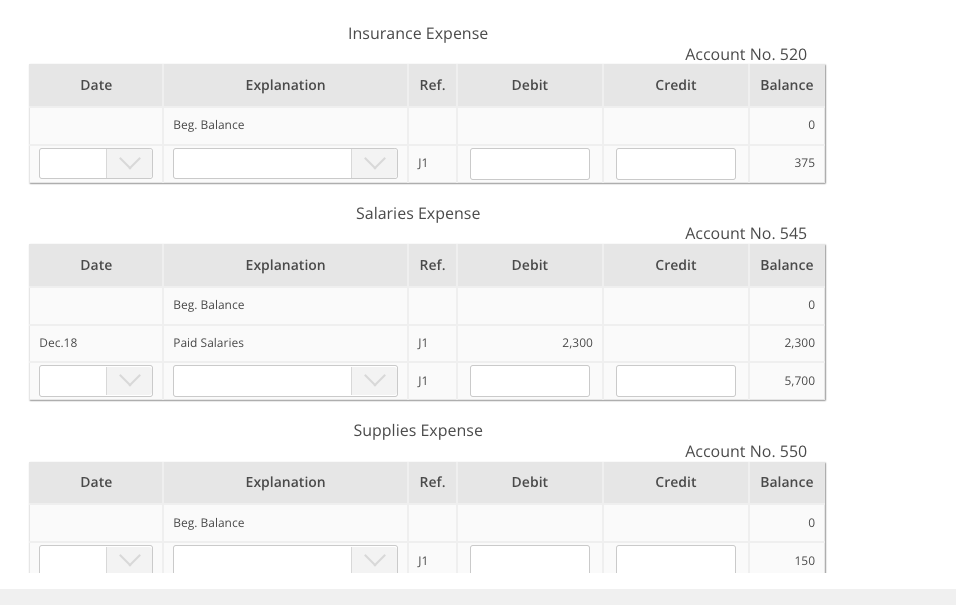 Solved Post all adjusting entries to the t-accounts and | Chegg.com