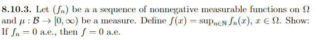 Solved 8.10.3. Let (Sn) be a a sequence of nonnegative | Chegg.com