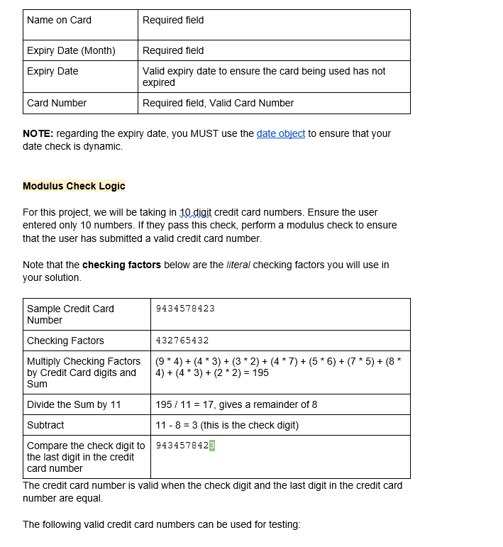 Project 3 Form Validation ePortfolio Candidate | Chegg.com