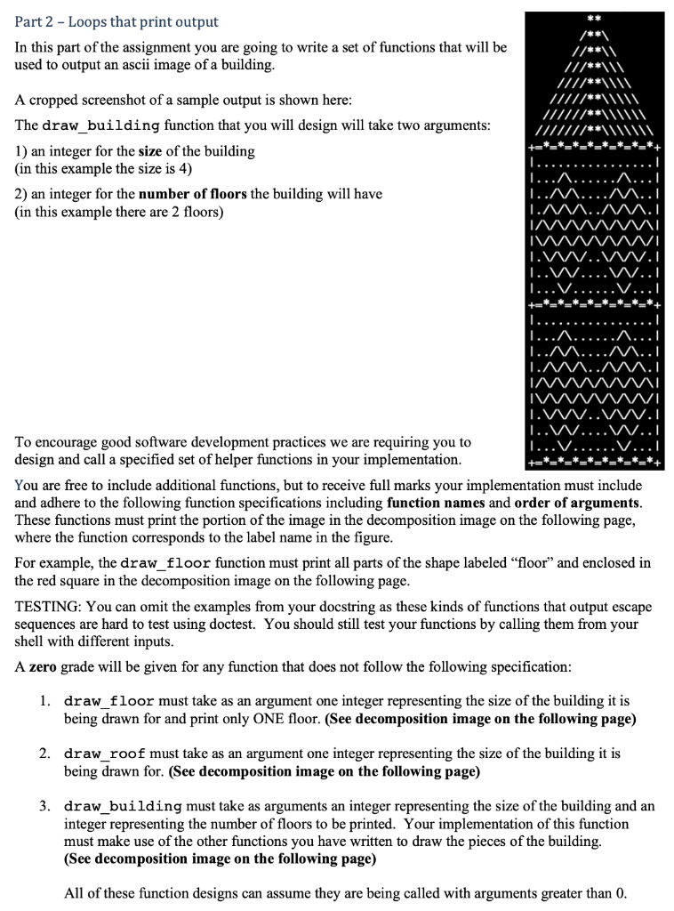 Solved Part 2 - Loops that print output In this part of the | Chegg.com