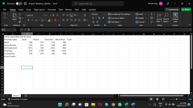 Solved Hello, Please help me solve this excel by just | Chegg.com