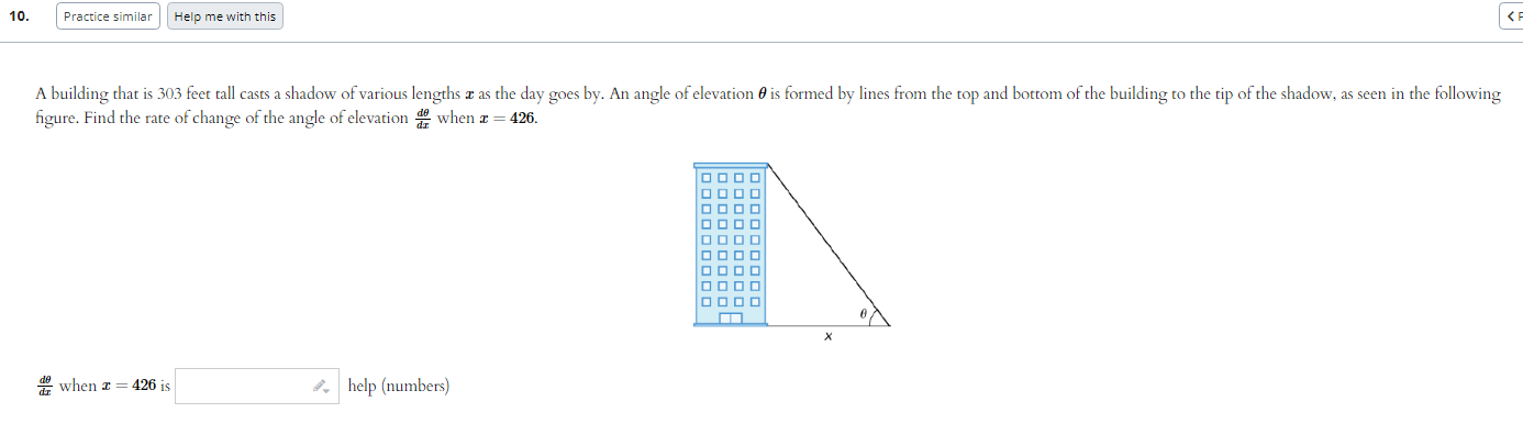 Solved figure. Find the rate of change of the angle of | Chegg.com