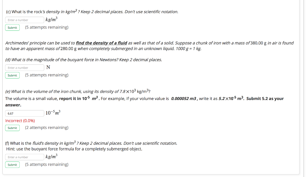 Solved Apparent Weight in Air and Water This problem is | Chegg.com