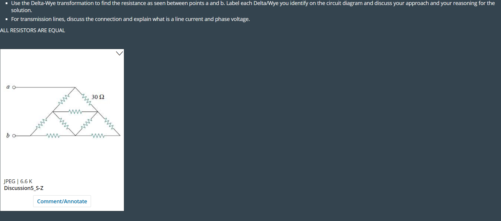 Solved - Use the Delta-Wye transformation to find the | Chegg.com