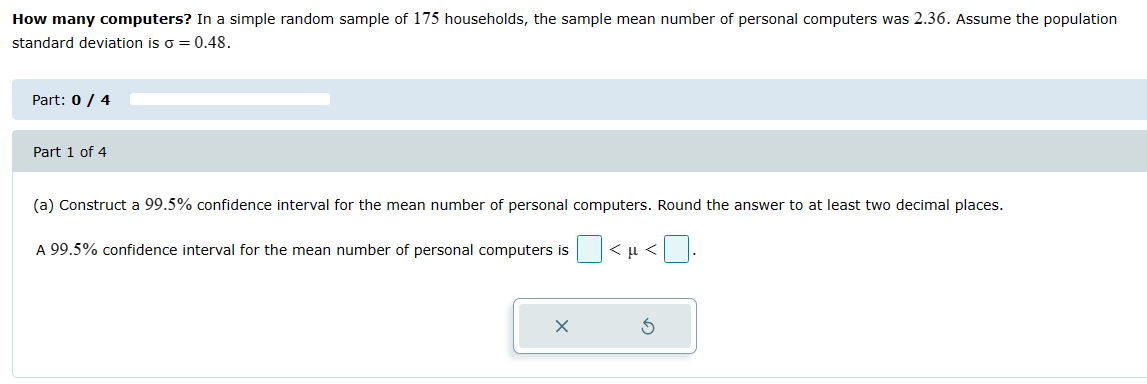Solved How many computers? In a simple random sample of 175 | Chegg.com