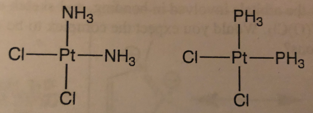 Solved The square planar complex | Chegg.com