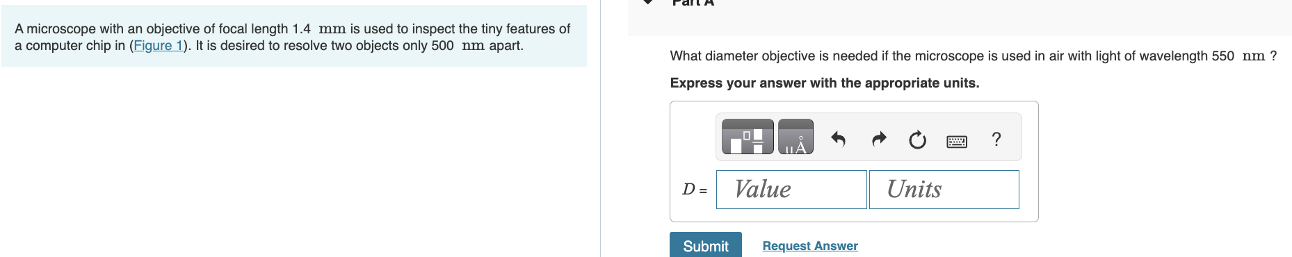 Solved You use your 8.0× binoculars to focus on a | Chegg.com
