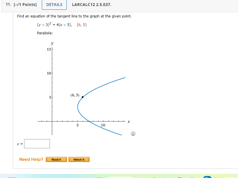 Solved ind an equation of the tangent line to the graph at | Chegg.com