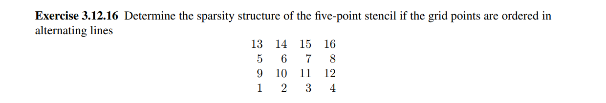 Solved sparsity structure | Chegg.com