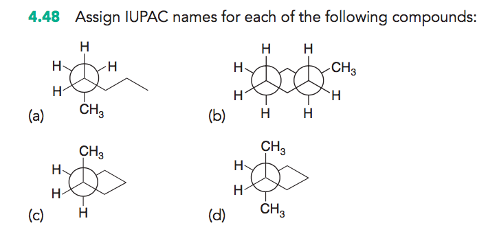 Solved 4.48 Assign IUPAC names for each of the following | Chegg.com Solved 4.48 Assign IUPAC names for each of the following | Chegg.com