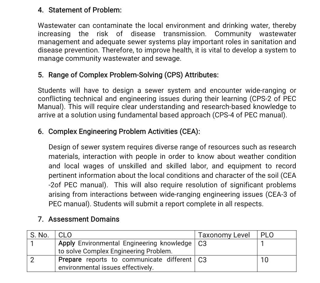 4. Statement of Problem: Wastewater can contaminate | Chegg.com
