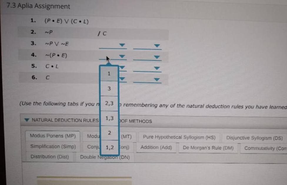 Solved 6. Natural Deduction - Practice 1 As you learn | Chegg.com