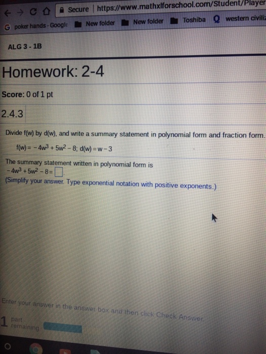 Solved ← → c公 Secure l | Chegg.com