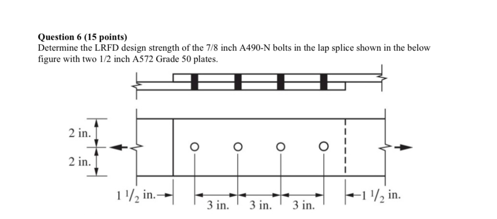Solved Question 6 (15 points) Determine the LRFD design | Chegg.com Solved Question 6 (15 points) Determine the LRFD design | Chegg.com