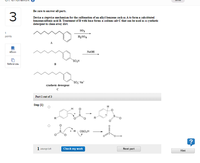 Solved Be sure to answer all parts. 3 Devise a stepwise | Chegg.com