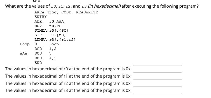 Solved What are the values of r0,r1,r2, and r3 (in | Chegg.com