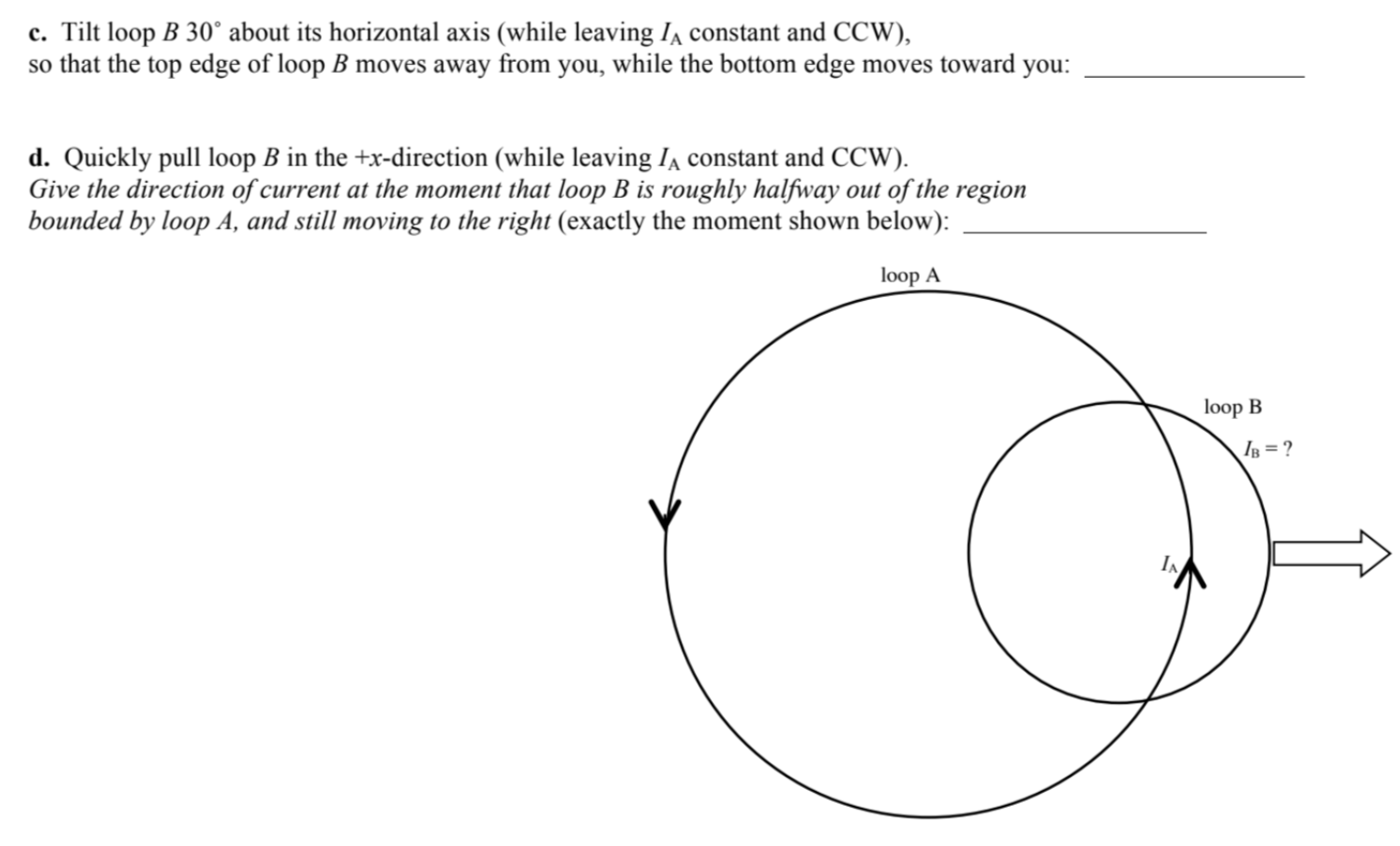 Solved loop A 4. Two concentric wire loops lie in the plane | Chegg.com
