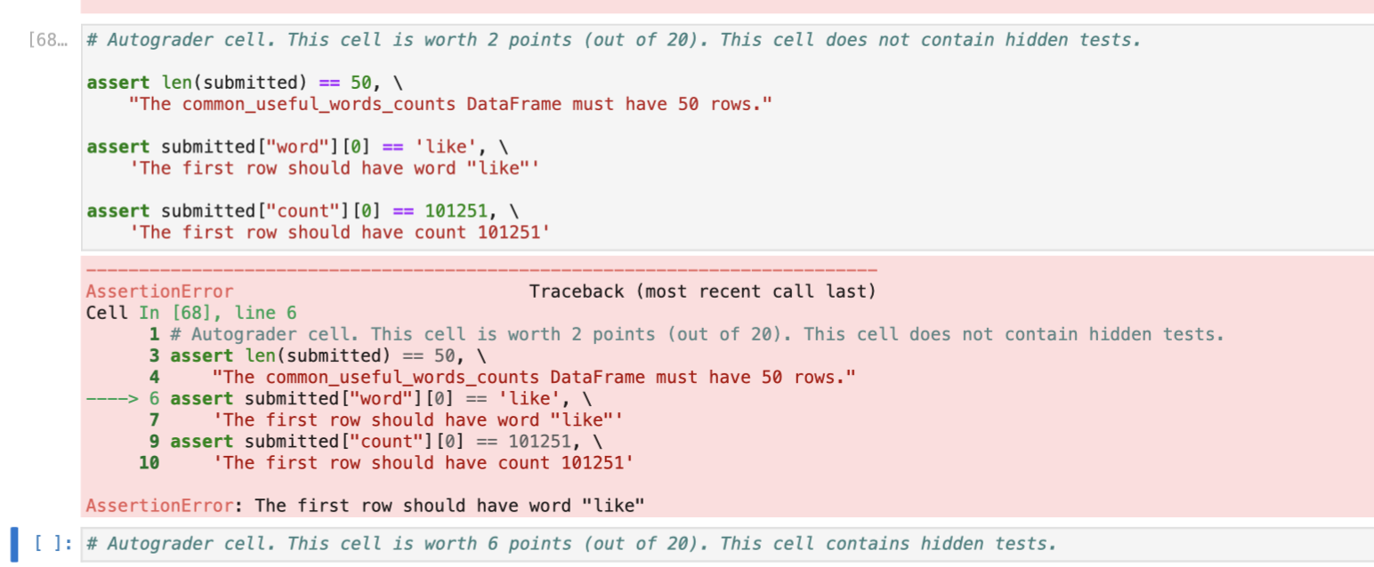 Solved My code is giving the error below. My query for | Chegg.com