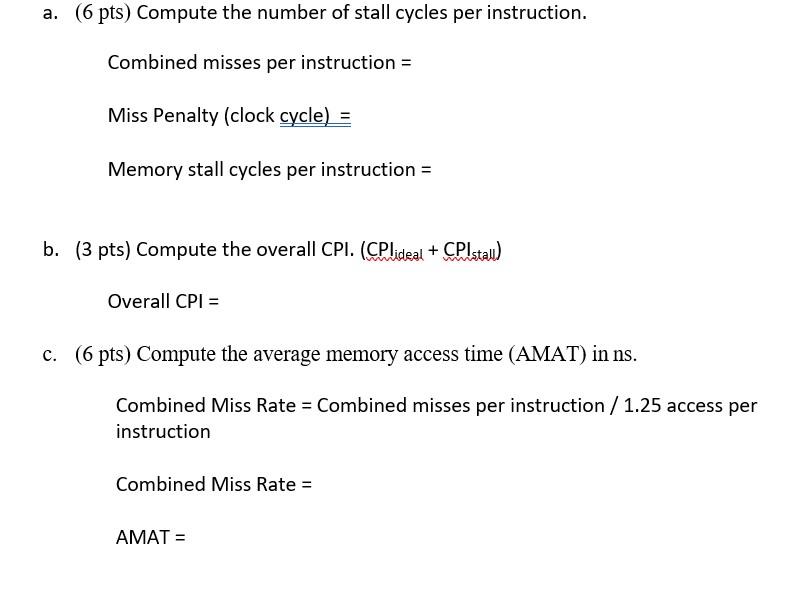Solved 2) (15 pts) A processor runs at 3.0GHz and has a | Chegg.com Solved 2) (15 pts) A processor runs at 3.0GHz and has a | Chegg.com