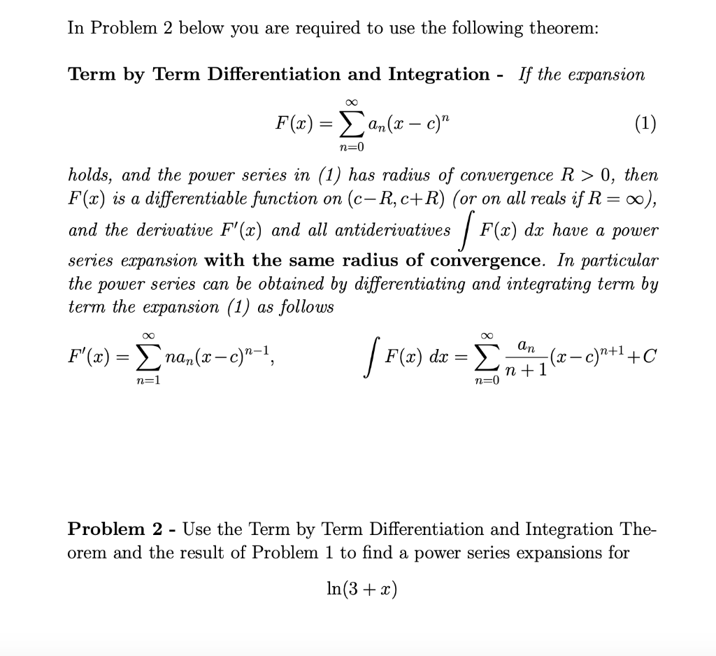 Solved In Problem 2 below you are required to use the | Chegg.com