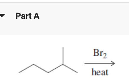 Solved Part C light Br2 light Br2Part A heat Br2Part B | Chegg.com