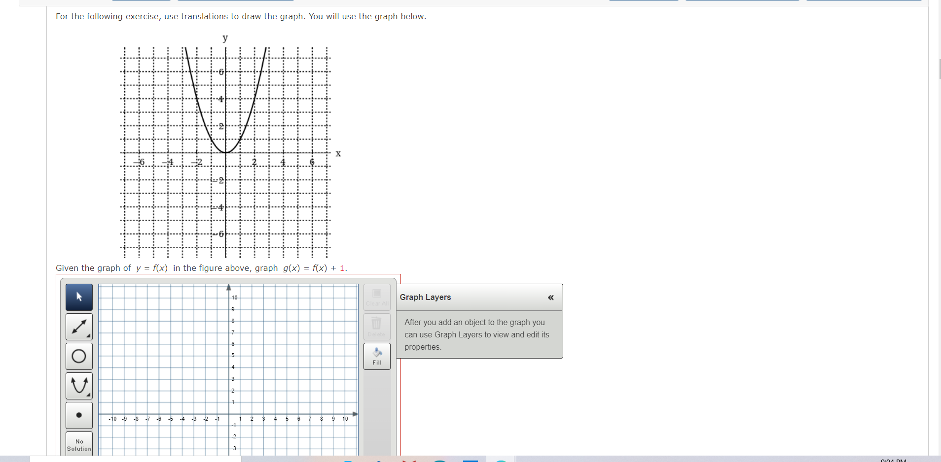 Solved For the following exercise, use translations to draw | Chegg.com