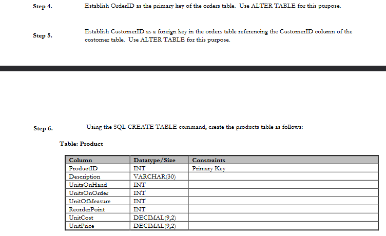 Solved Write An Sql Script That Does The Following Step 1 5544
