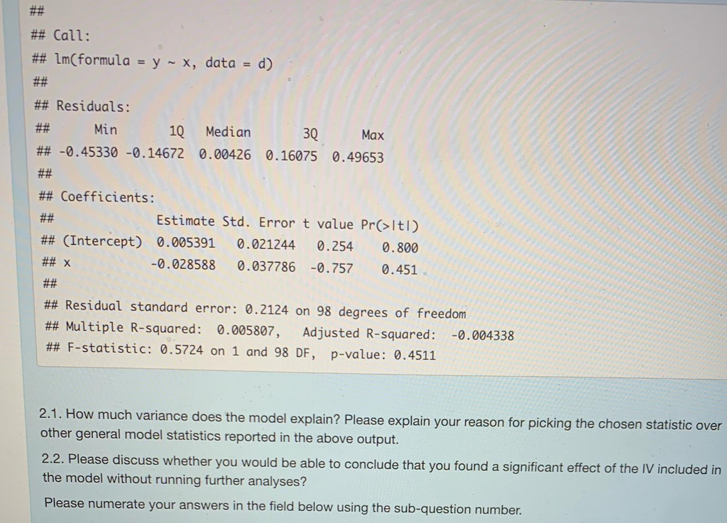 Solved Scenario: An undergraduate student in Business | Chegg.com