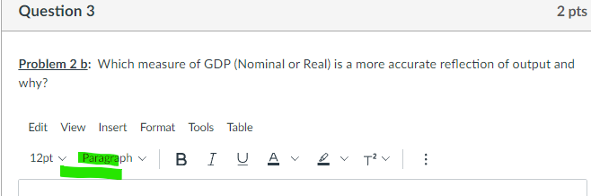 Solved Problem 2 c: Referencing your answers to "Part a" of | Chegg.com