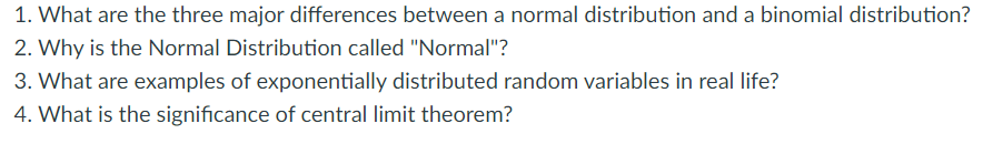 Solved 1. What are the three major differences between a | Chegg.com