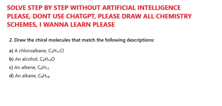 Solved SOLVE STEP BY ﻿STEP WITHOUT ARTIFICIAL | Chegg.com